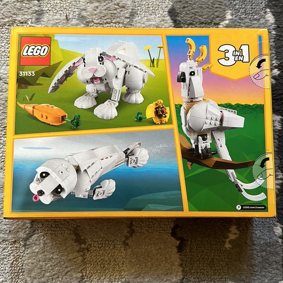 Lego | Toys | Nwt Lego Creator 3in White Rabbit | Poshmark